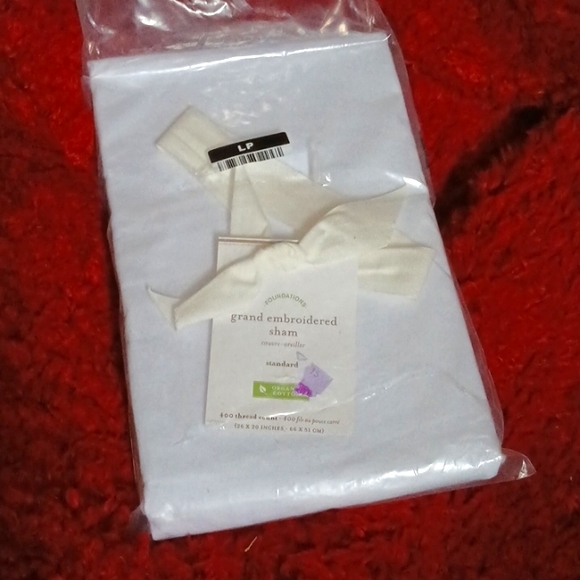 Accents | Nwt New Pottery Barn Grand Embroidered 1 Sham Simply Taupe ...